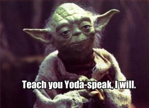 studying Yoda-speak (sometimes known as Latin) | therobynbirdsnest